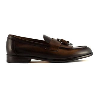 Doucal's Homme, Chaussures, Brun, Taille: 41 1/2 EU Mocassin &agrave; Franges et Pompons