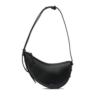 SOEUR Schwarze Leder-Schultertasche - - Bags - Damen - Schwarzk - ONE SIZE