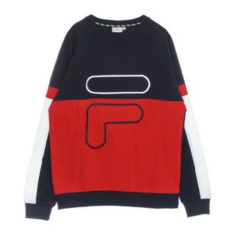 Fila Farbblock Crewneck Sweatshirt Leichtgewicht - - Sweatshirts & Hoodies - Herren - Mehrfarbig - M