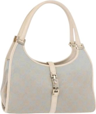 Gucci Pre-owned Sac &agrave; main en toile - Femme - Pre-owned - Bleu - Taille: ONE Size
