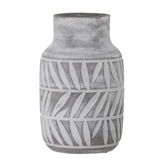 Bloomingville Saku Vase, &Oslash; 17 cm, grau