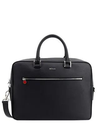 Kiton porte-documents &agrave; anses dessus - Noir