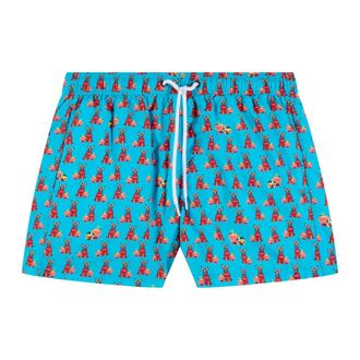 Sundek Kornblumen Boardshort - - Swimwear - Herren - Blau - L