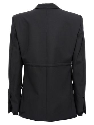 Nensi Dojaka Womens Black Virgin Wool Blazer Clothing