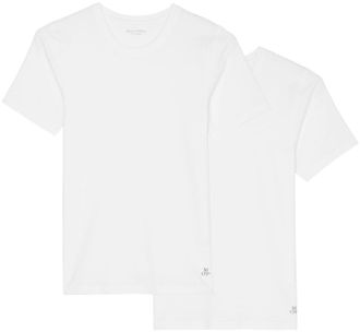 Marc O'Polo T-Shirt Essentials (2er Pack) Rundhals-Auschnitt, Kurzarm