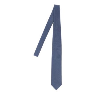 Brioni Homme, Accessoires, Bleu, Taille: ONE Size Cravate en soie jacquard