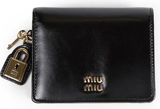 Miu Miu Softy Lux Lock Wallet