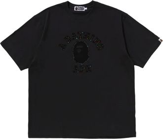 A Bathing Ape t-shirt à ornements - Noir