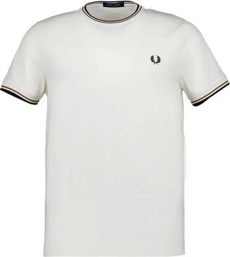 Fred Perry Herren T-Shirt wei&szlig;