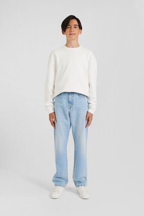 Eden Park Jean En Denim Coton Ciel Coupe Oversized