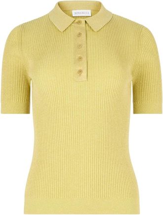 Nina Ricci Femme, Pulls, Jaune, Taille: 36 FR Knit Polo