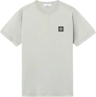 Stone Island Homme, Tops, Vert, Taille: XL Algod&oacute;n Jersey 60/2 2100027 V0055