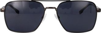 HUGO BOSS unisex, Accessoires, Noir, Taille: 58 MM Lunettes de soleil 1045/S/It