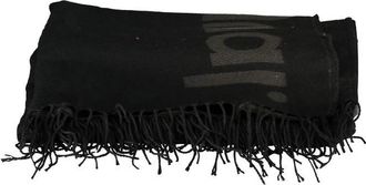 Desigual Femme, Accessoires, Noir, Taille: ONE Size Poncho Chic avec D&eacute;tails Contrast&eacute;s en Noir