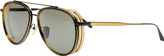 Linda Farrow unisex, Accessoires, Jaune, Taille: 58 MM LFL