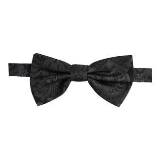Dolce & Gabbana Vorgebundene Paisleymuster-Fliege - - Accessories - Herren - Schwarzk - ONE SIZE