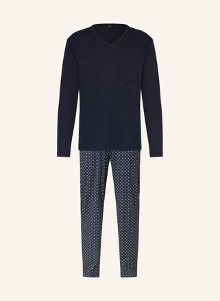 CALIDA Calida Schlafanzug Relax Streamline blau