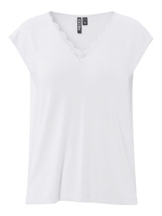 Pieces Female T-Shirt PCKAMALA Spitzen
