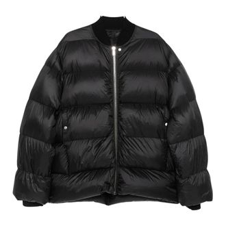 Rick Owens Homme, Vestes, Noir, Taille: M Veste Bomber Classique