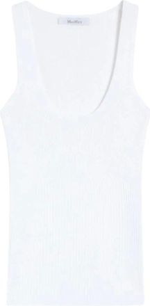 Max Mara Femme, Tops, Blanc, Taille: 36 FR D&eacute;bardeurs