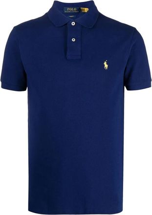 Polo Ralph Lauren Homme, Tops, Bleu, Taille: XL Polo Tricot Manches Courtes