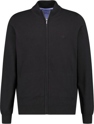 Fynch-Hatton Fynch-Hatton Herren Pullover schwarz Baumwolle unifarben
