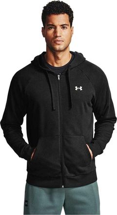 Under Armour Rival Hoodie mit durchgehendem Rei&szlig;verschluss f&uuml;r Herren, Fleece (Schwarz)