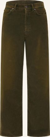 Acne Studios Cordhose Loose Fit gruen