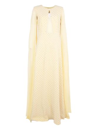 Roland Mouret Maxikleid mit Schl&uuml;ssellochausschnitt - Gelb