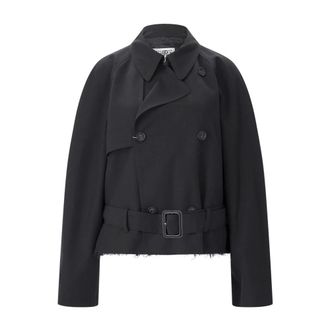 Maison Margiela Damen, M&auml;ntel, Schwarzk, XSGr&ouml;&szlig;e