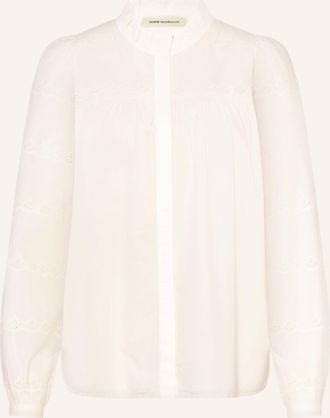 Sofie Schnoor Bluse Dagmarsw Mit Lochspitze Und Rüschen weiss