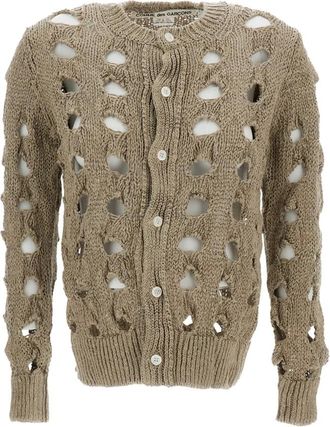 Comme Des Gar&ccedil;ons Femme, Pulls, Beige, Taille: 40 FR Cardigans