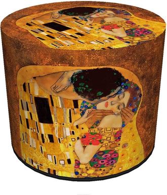 Bertoni Hocker Sitzhocker Pouf Sitzpuff Puff Aus Filz 40 x 40 cm Rund Stabil Abnehmbarer Bezug Waschbar Kiss