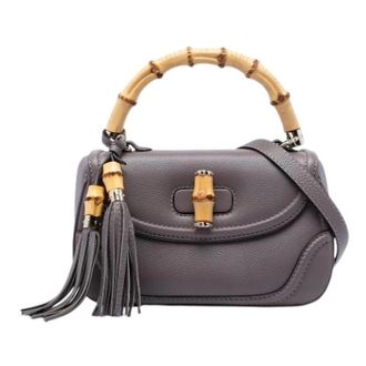 Gucci Pre-owned Bamboo Satchel - - Pre-owned - Damen - Grau - ONE SIZE