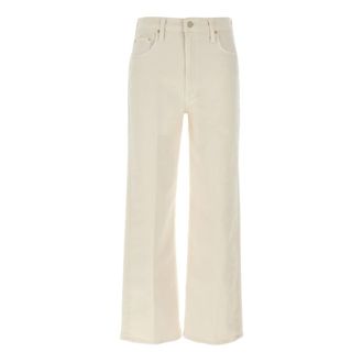 Mother The Rambler Zip Ankle - - Trousers - Damen - Wei&szlig; - W30