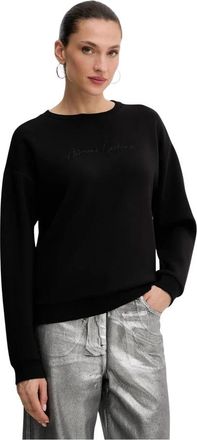 A|X Armani Exchange Bicolor Viscose Sweatshirt - - Sweatshirts & Hoodies - Damen - Schwarzk - S