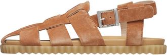 Voile Blanche Femme, Chaussures, Brun, Taille: 41 EU Sandales en daim Alice
