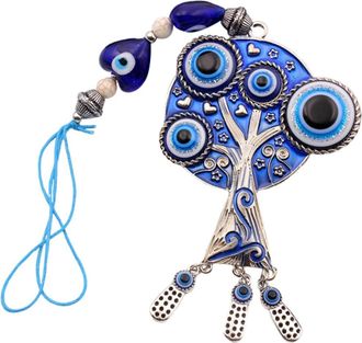 Aboofan Blauer Augenanhänger Für Wand Und Autodekoration Handgefertigtes Türkisches Böses Symbol Glücksbringer Dekoratives Ornament Für Zuhause Schutz Vor Bös