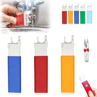 Generic Farbenfrohes Einf&auml;delwerkzeug F&uuml;r N&auml;hmaschinen, Automatischer Nadeleinf&auml;dler F&uuml;r N&auml;hmaschinen, Einfache Einf&auml;delhilfe F&uuml;r Allt&auml;gliche Kleidungsreparat