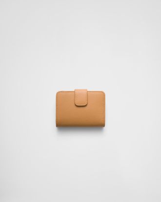 Prada Kleines Portemonnaie aus Saffiano Leder