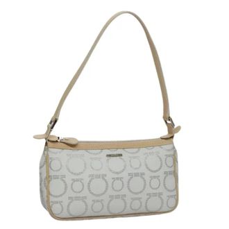 Ferragamo Pre-owned Leder Schultertasche - - Pre-owned - Damen - Grau - ONE SIZE