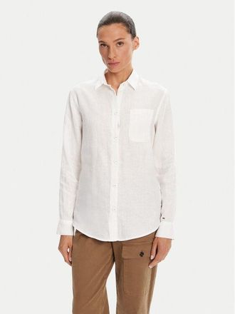 Napapijri Hemd G-Ete NP0A4IFN Weiß Regular Fit