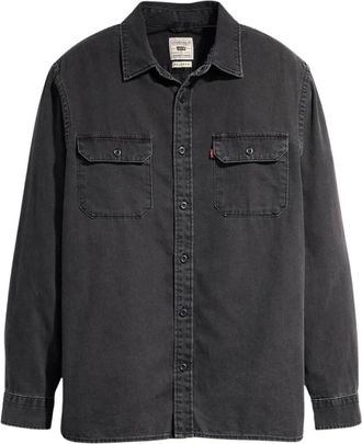 Levi's Homme, Chemises, Noir, Taille: S Jackson Worker Overshirt