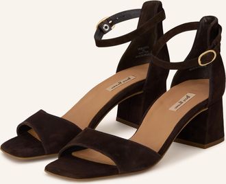 Paul Green Sandalen Samtziege Dakar braun