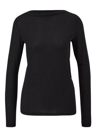 s.Oliver Slim Fit-Longsleeve aus Lyocellmix