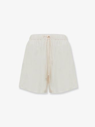 Laneus Viscose and linen blend Cancun bermuda shorts - LANEUS - gender_Woman