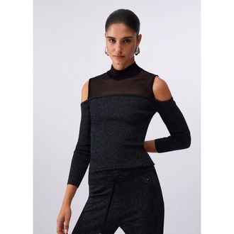 Liu Jo Pull avec empi&egrave;cements en mesh