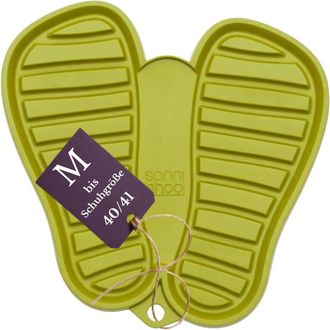 Sanni Shoo Shoe.Pad Schuhablage Schuhabtropfschale - Waschbare Schuhmatte in versch. Größen & Farben I Flexible Schuhwanne (M, bis Schuhgröße 41)