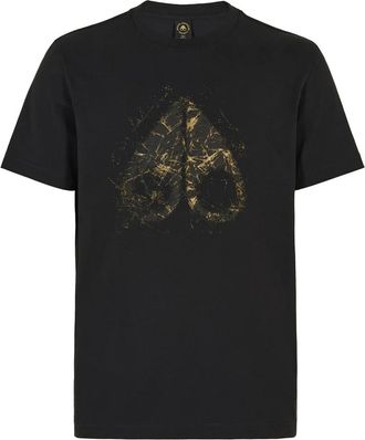 Moose Knuckles Homme, Tops, Noir, Taille: S Icebreak Logo Tee