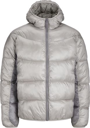 Jack & Jones JACK&JONES Herren JCOALPHA Light Puffer Jacket Steppjacke, Cloud Dancer/Detail:Moonbeam Blocking, XL